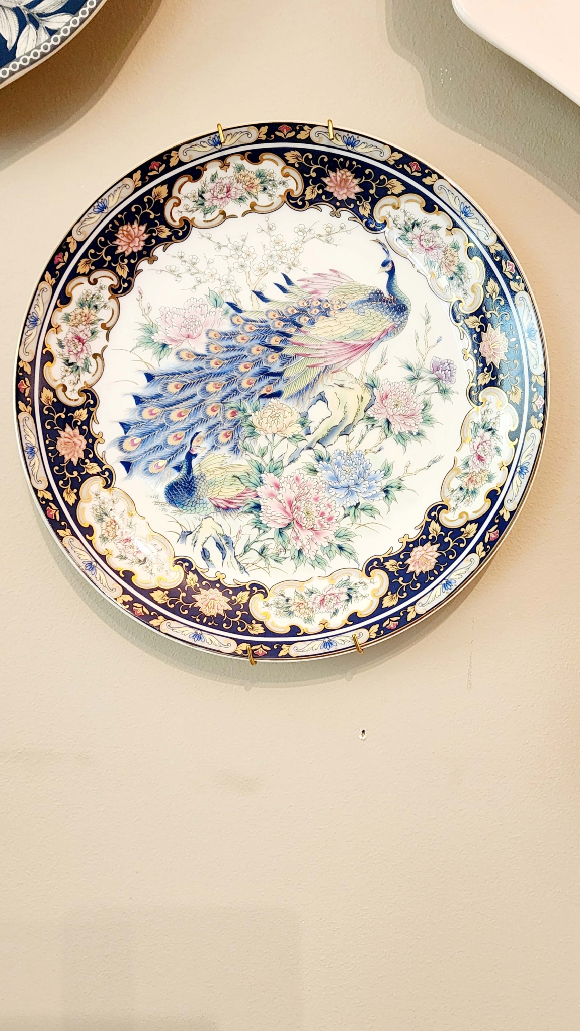 My First Plate Wall ~ Home Decor - A Home for Elegance